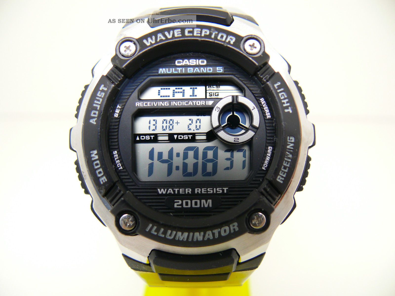 Casio Wv - 200e 3139 Funkuhr Wave Ceptor Herren Armbanduhr World Time