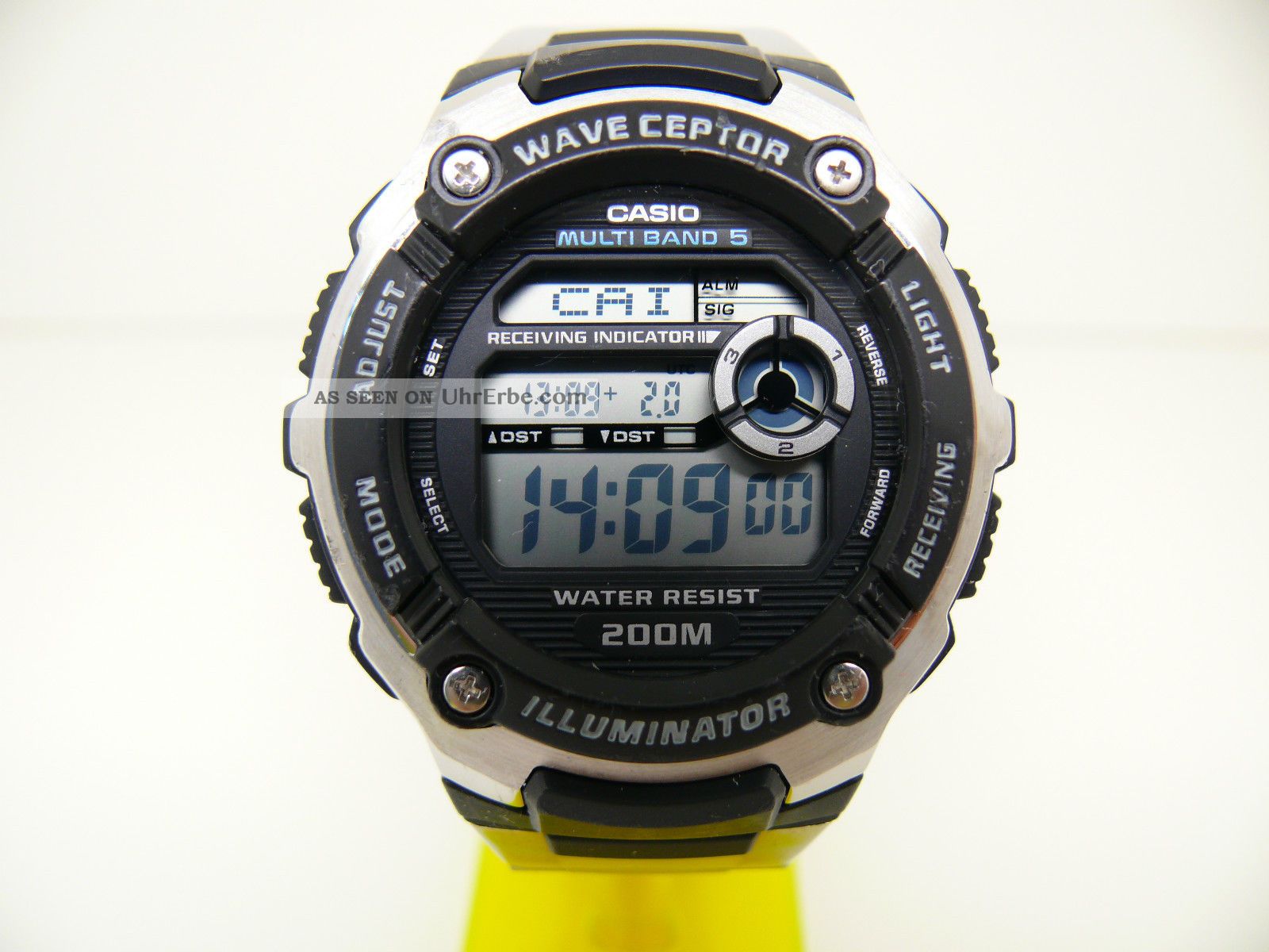 Casio Wv - 200e 3139 Funkuhr Wave Ceptor Herren Armbanduhr World Time