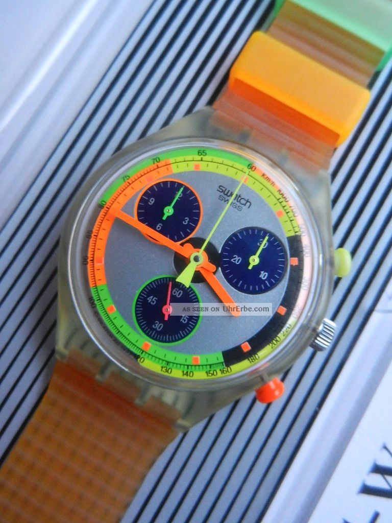 Swatch, Chrono, Sck104 Jelly Stag, Neu/new
