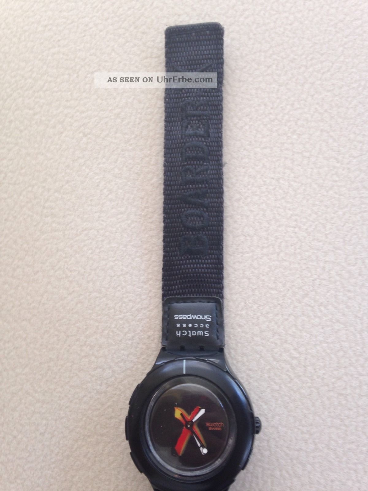 Swatch Armbanduhr Schwarz Snowpass Freestyle Freeride
