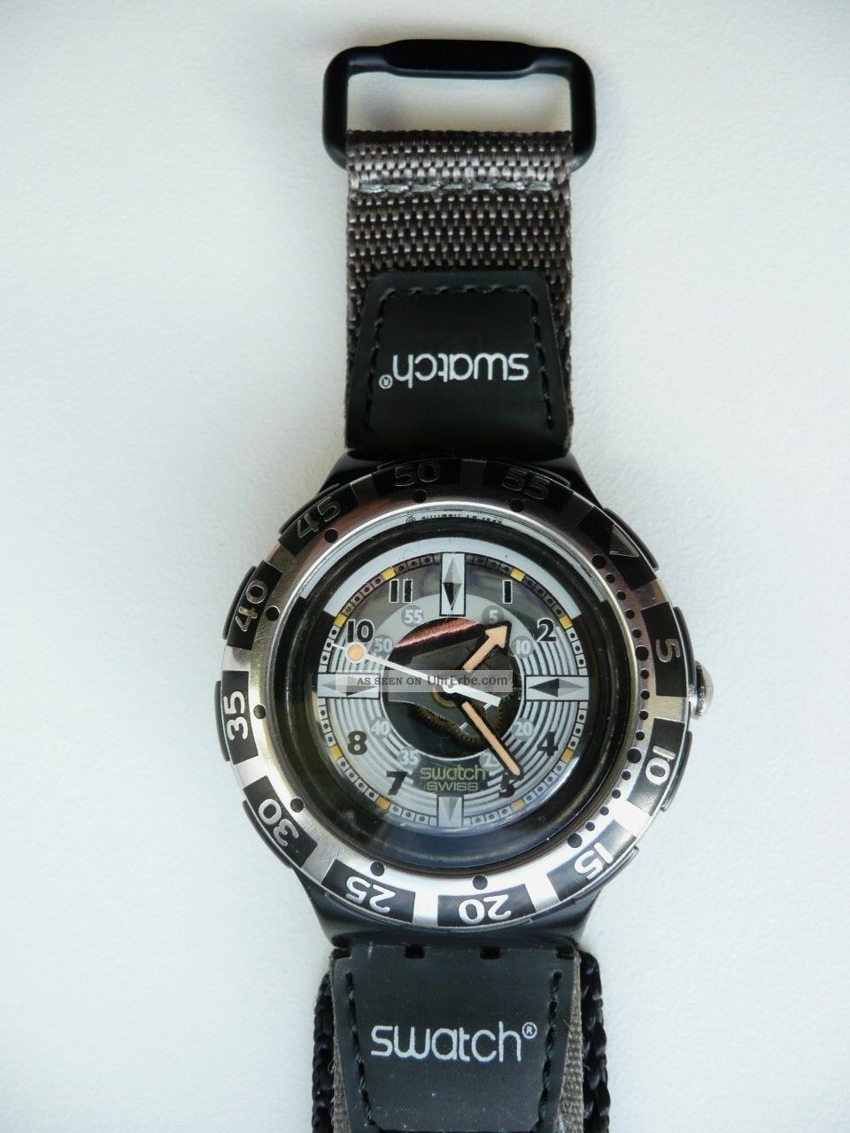 Swatch Scuba Squiggly 1994 Sdb104 Neues Klettband