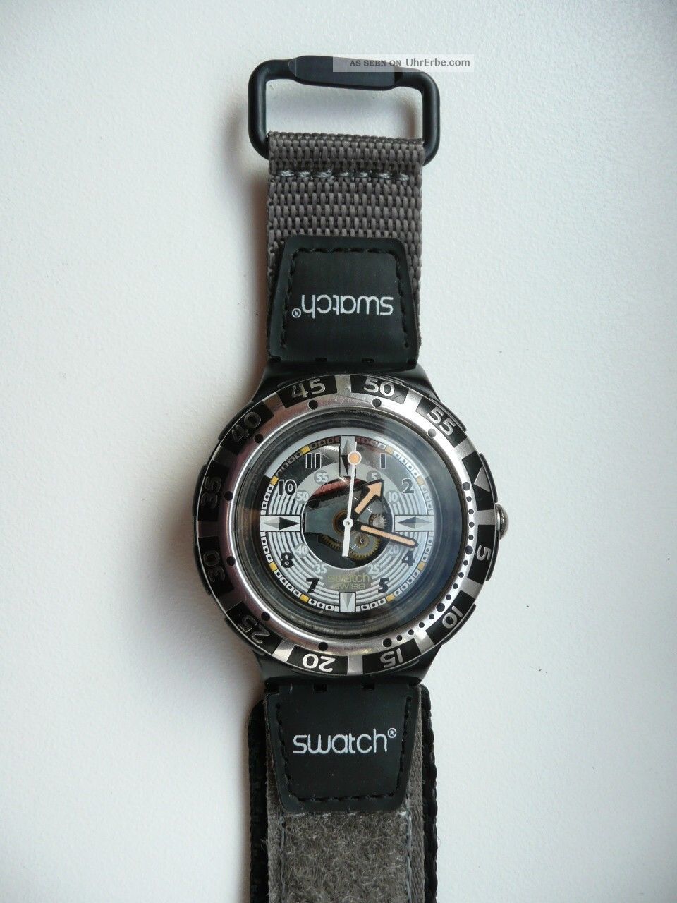 Swatch Scuba Squiggly 1994 Sdb104 Neues Klettband