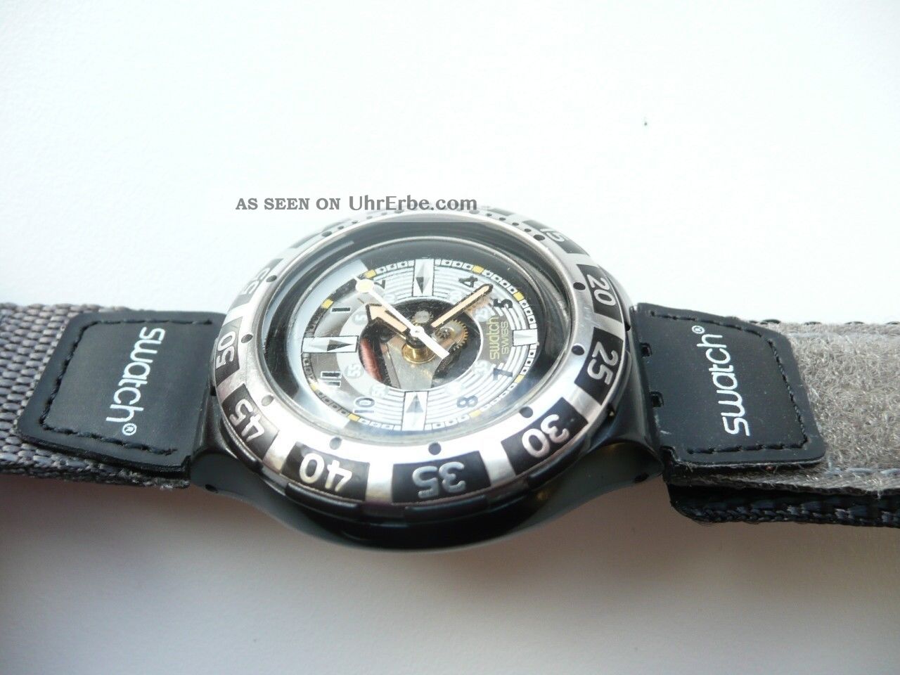 Swatch Scuba Squiggly 1994 Sdb104 Neues Klettband