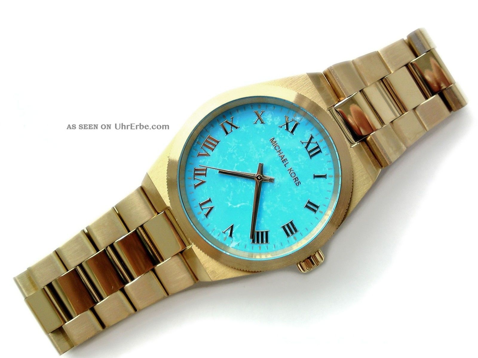 Michael Kors Damen Armbanduhr Brooks Channing Türkis Edelstahl ...