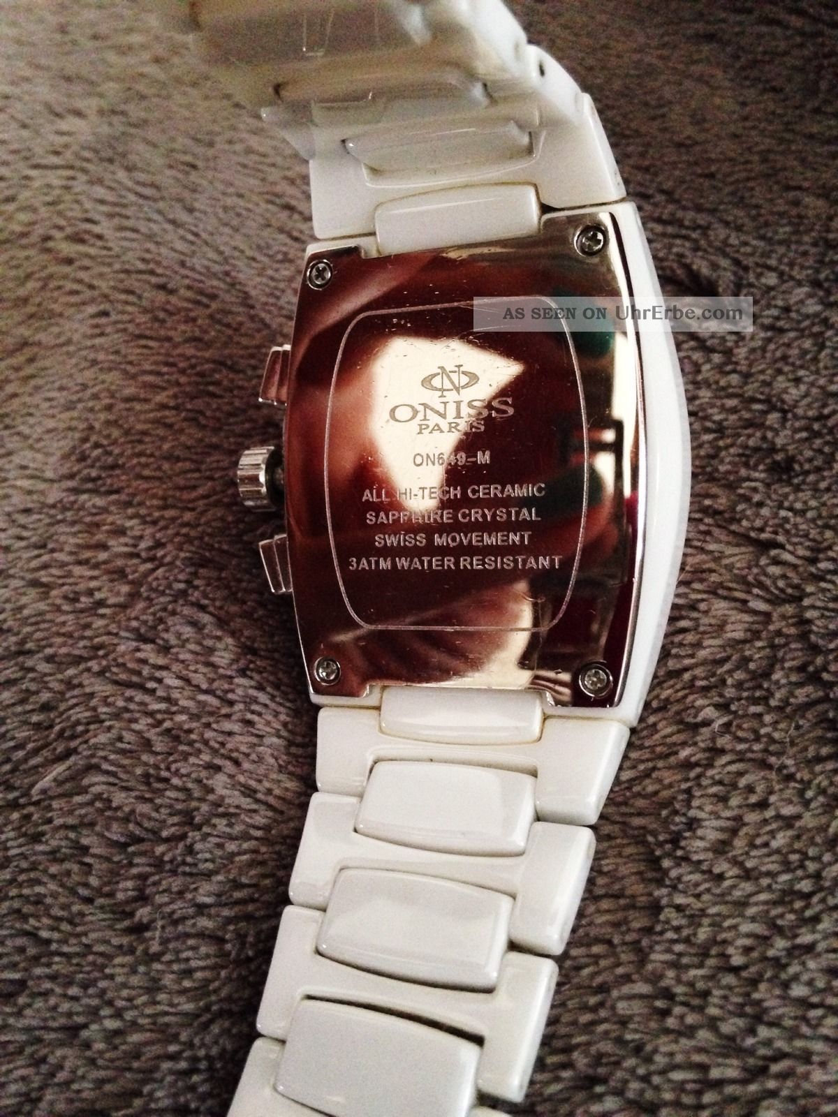 Oniss Chrono Swiss Oasis Ceramic Keramik Chronograph On649 - M ...