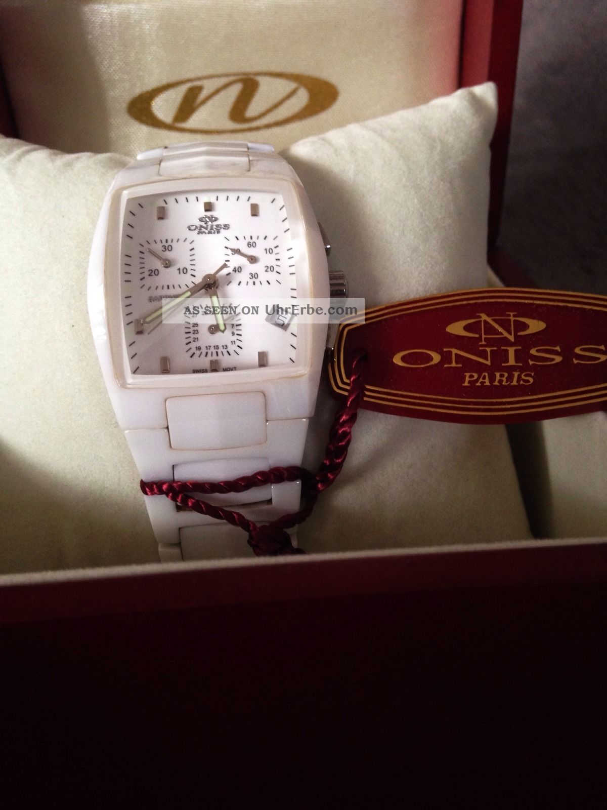 Oniss Chrono Swiss Oasis Ceramic Keramik Chronograph On649 - M ...