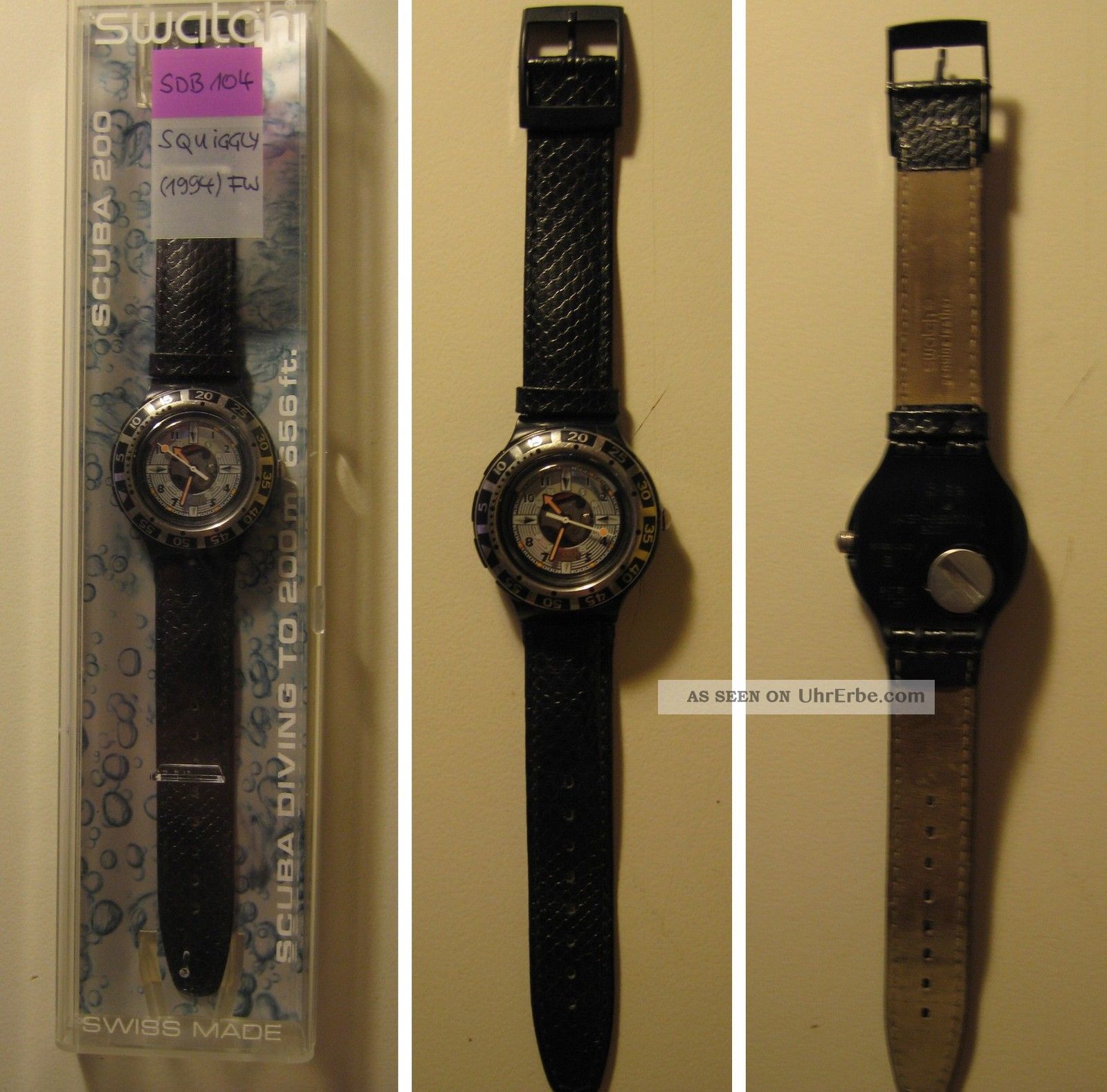 Swatch Scuba Sdb104 Squiggly