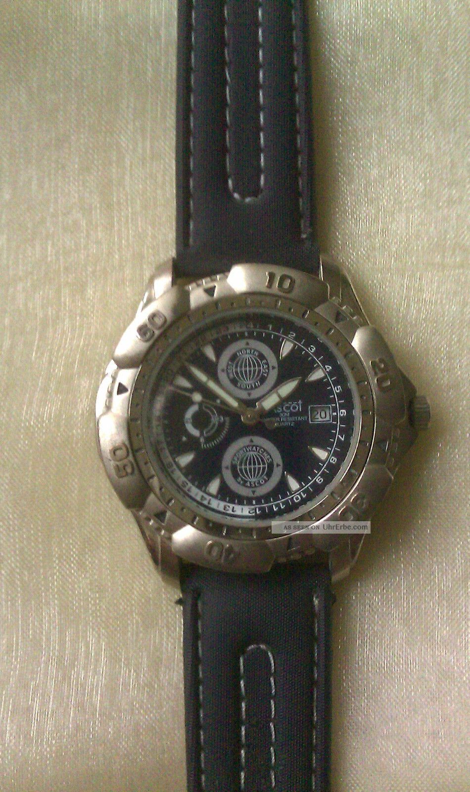 Armbanduhr Ascot 30 M Wasser Resistent, Blau