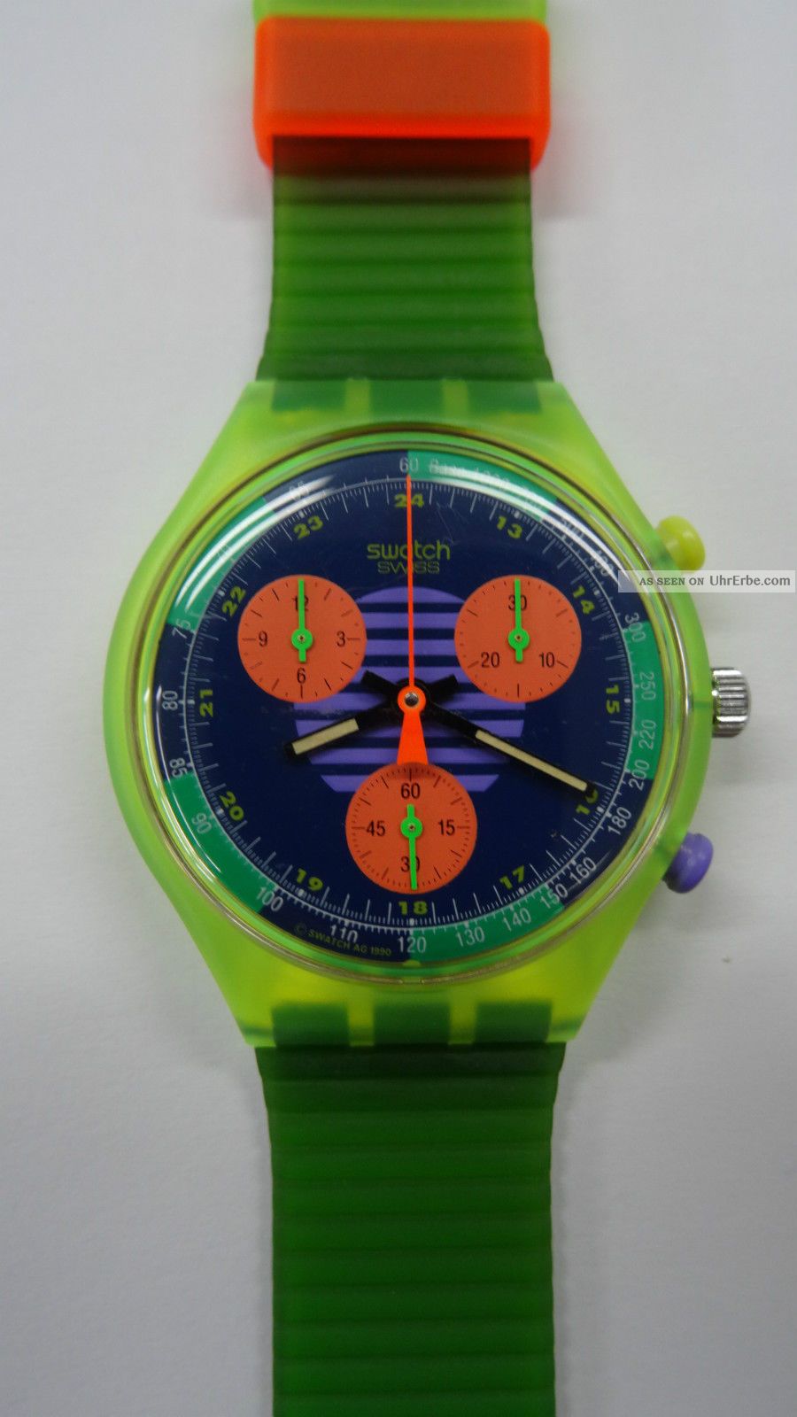 Swatch Chrono Scj100 Neo Wave - Ovp - Mib 1991 - Sommeruhr