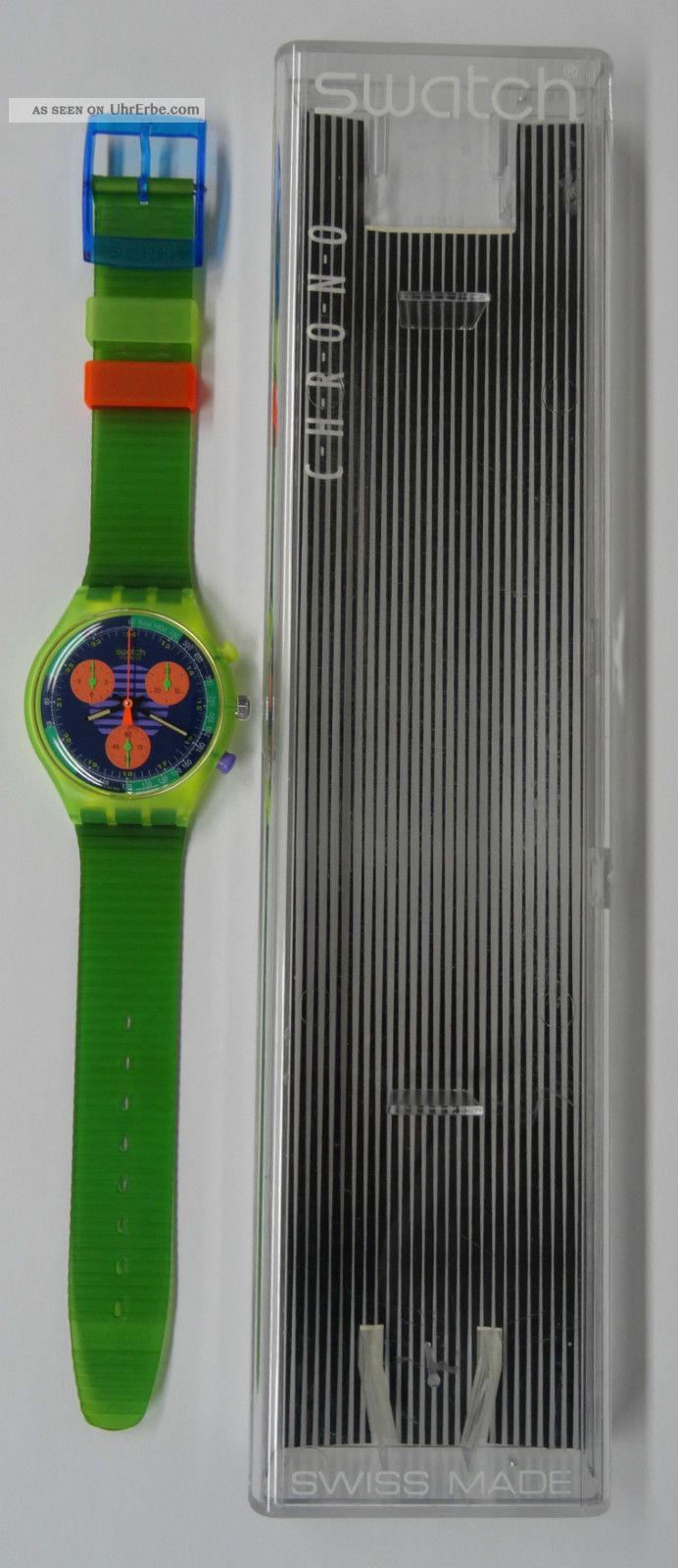 Swatch Chrono Scj100 Neo Wave - Ovp - Mib 1991 - Sommeruhr
