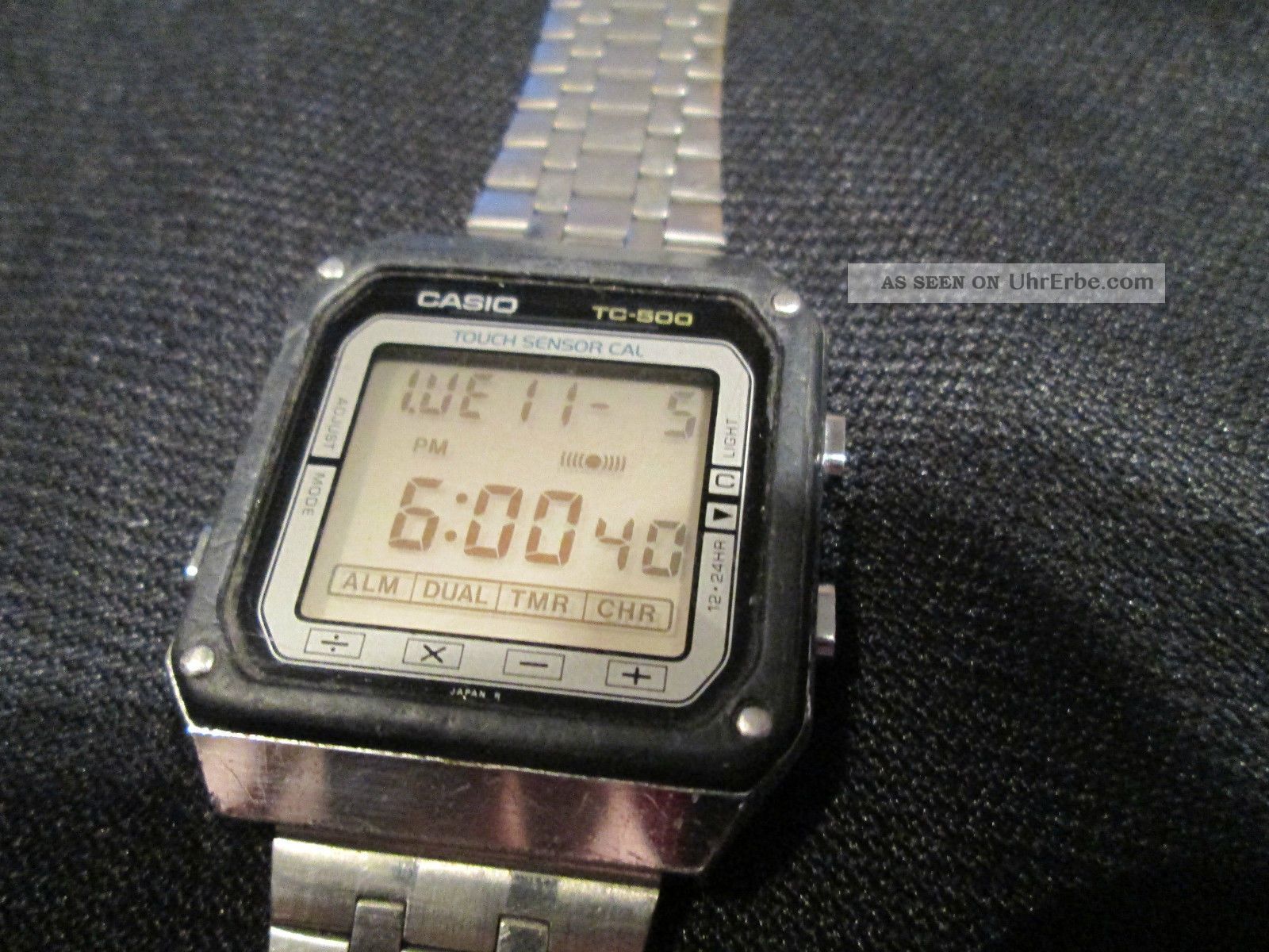 Casio Tc - 500 Lcd Digital Uhr Armbanduhr Vintage