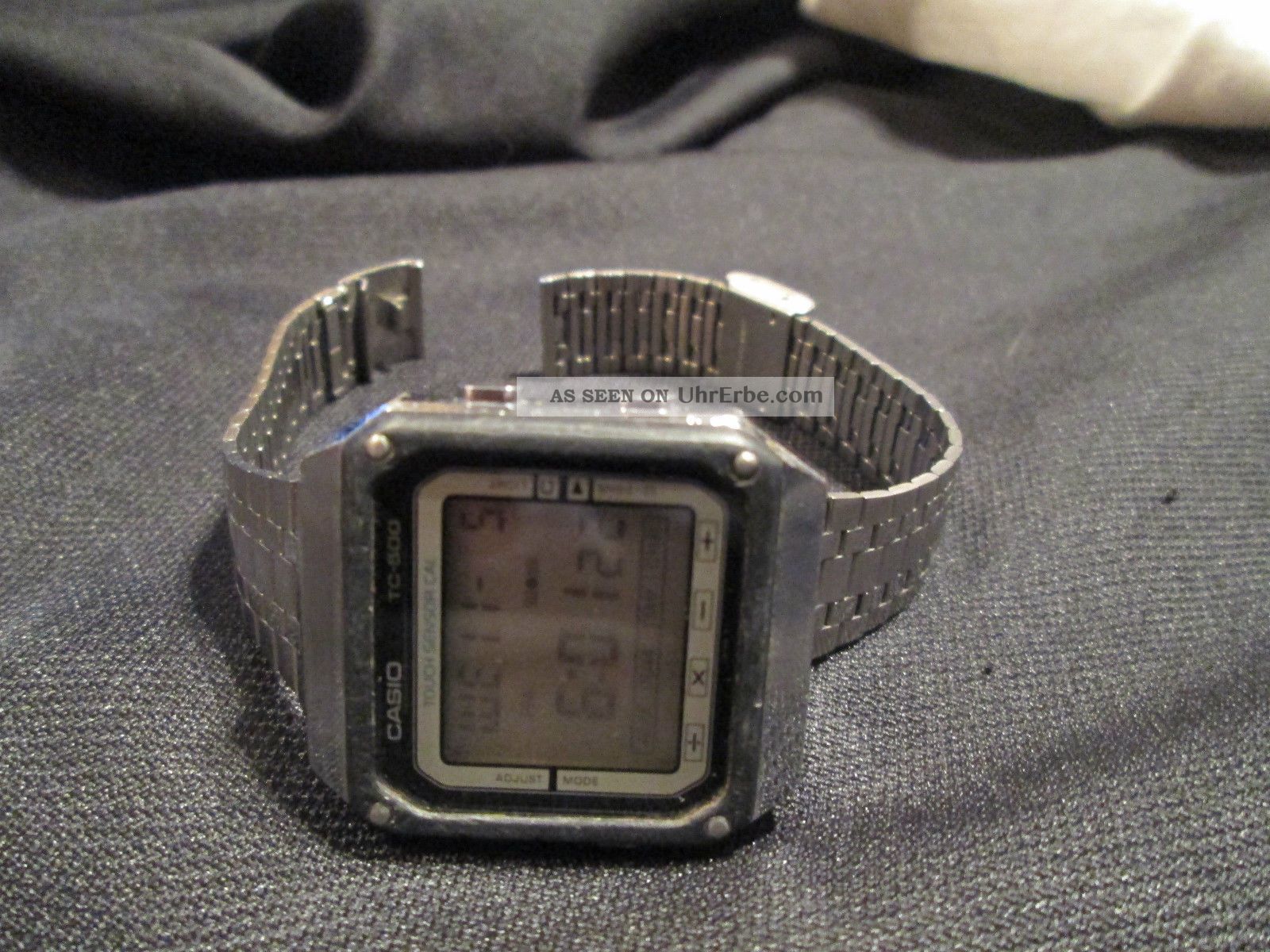 Casio Tc - 500 Lcd Digital Uhr Armbanduhr Vintage