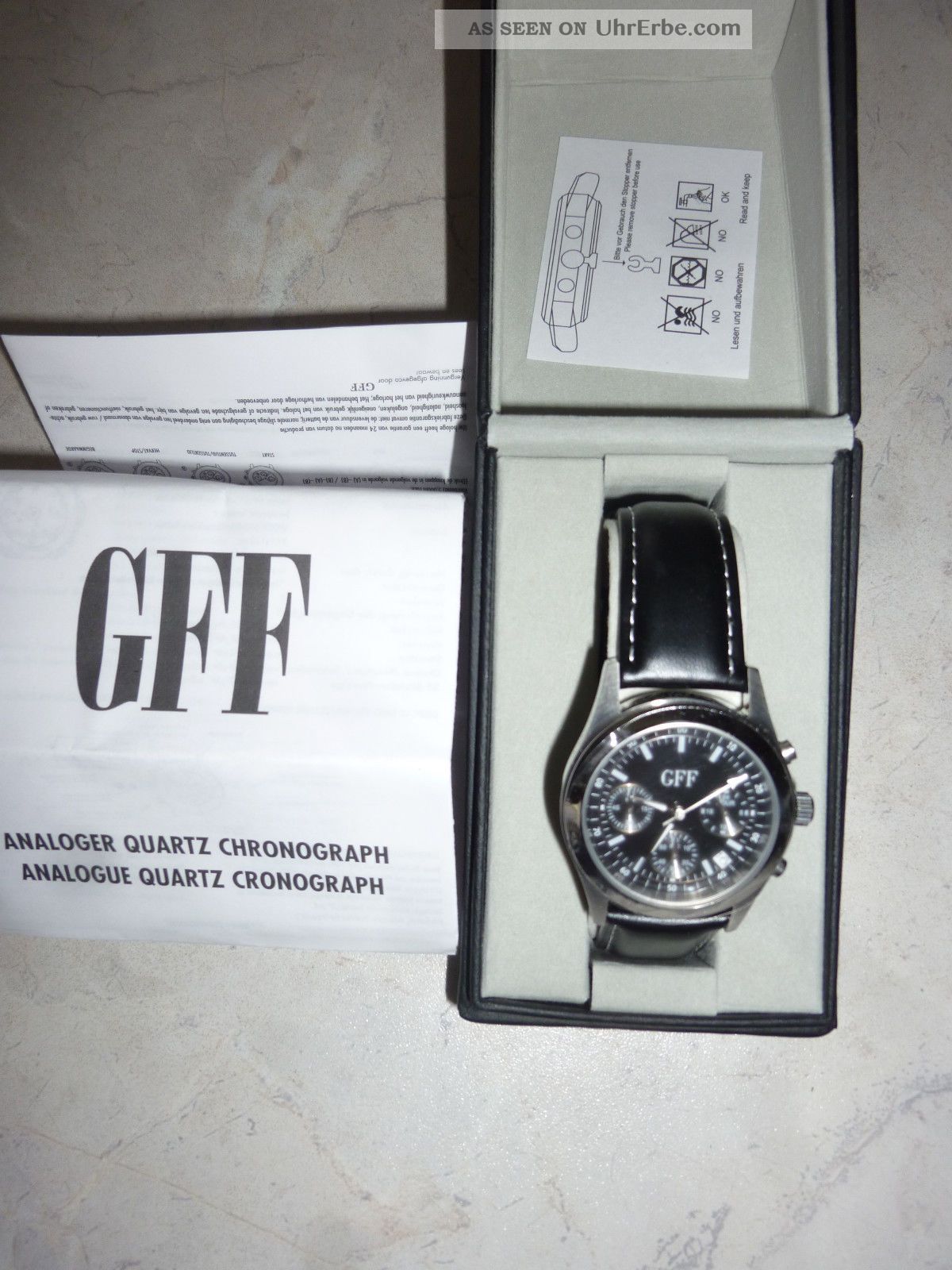 Chronograph Von Gianfranco Ferre Gff Armbanduhr Analog Quarz Uhr