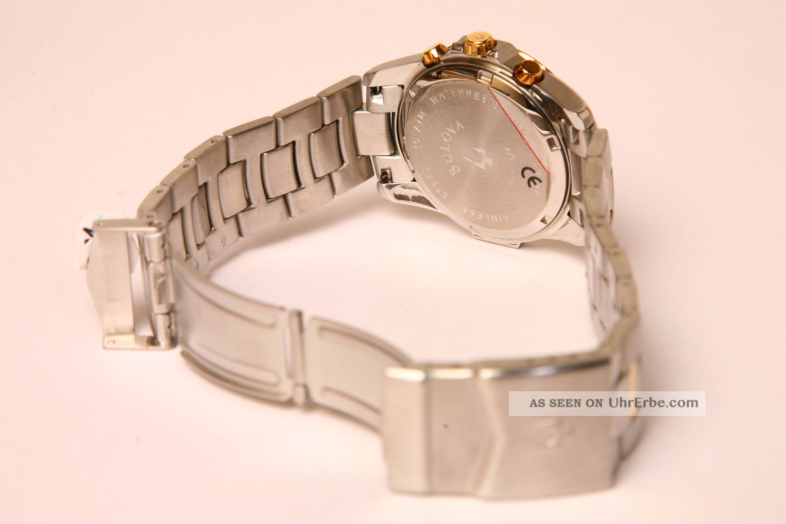 Bulova Chronograph Edelstahlband 2052001 Stainless Steel 10atm ...