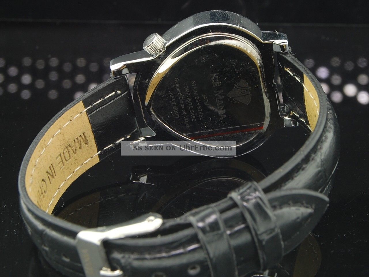 Damen Armbanduhr Ice Mania Jojo Jojino Joe Rodeo Diamant Herz Weiß Im1302