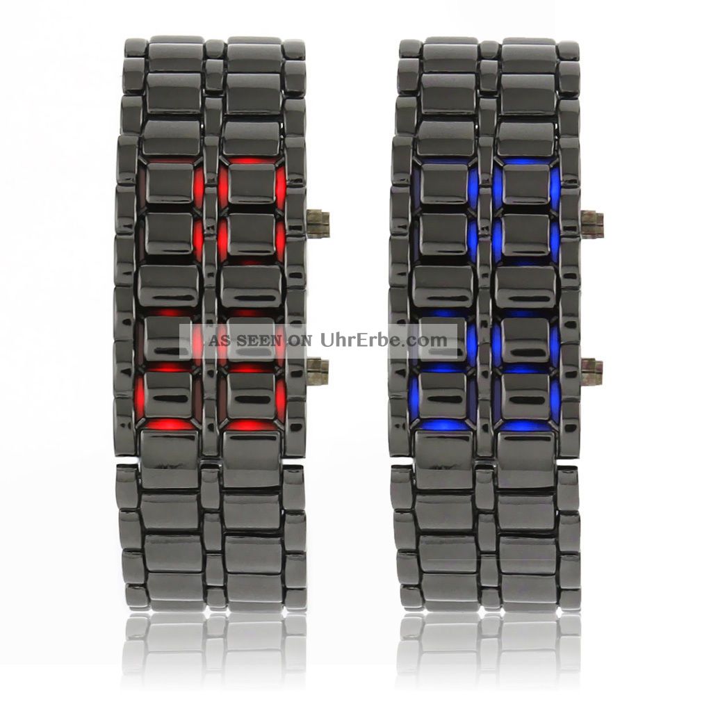 Led Digital Armband Uhr Herren & Damen Armbanduhr Quarzuhr Mit ...